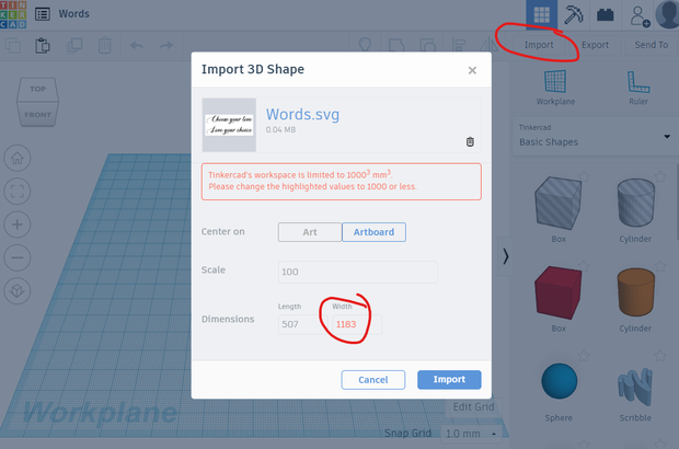 3D Print on Canvas - Wall Art! - Tinkercad