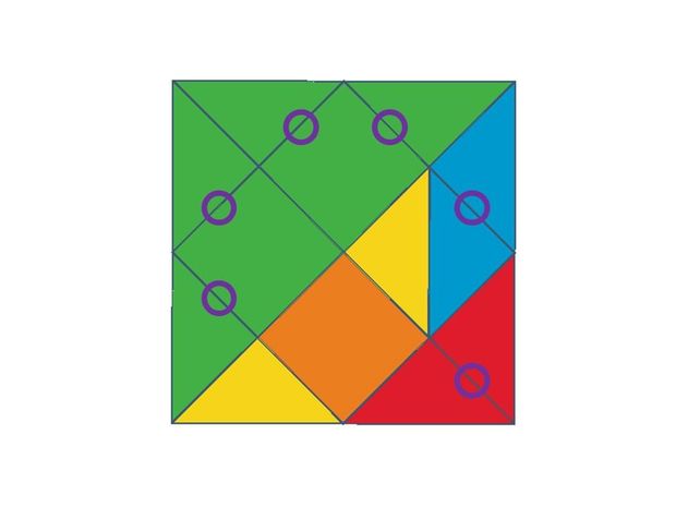 Tangram in Tinkercad Codeblocks - Tinkercad