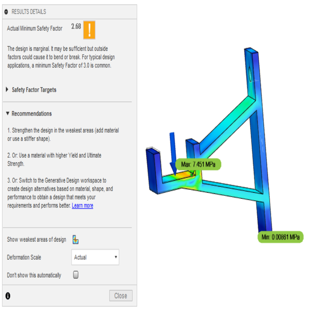 Generative Design Hook - Tinkercad