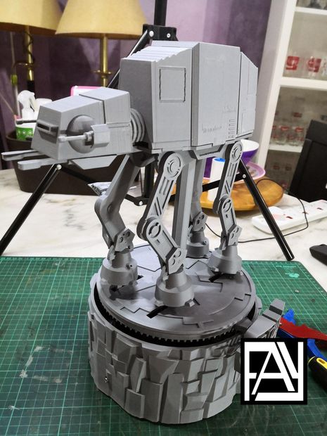ATAT Motorized Automata - Tinkercad