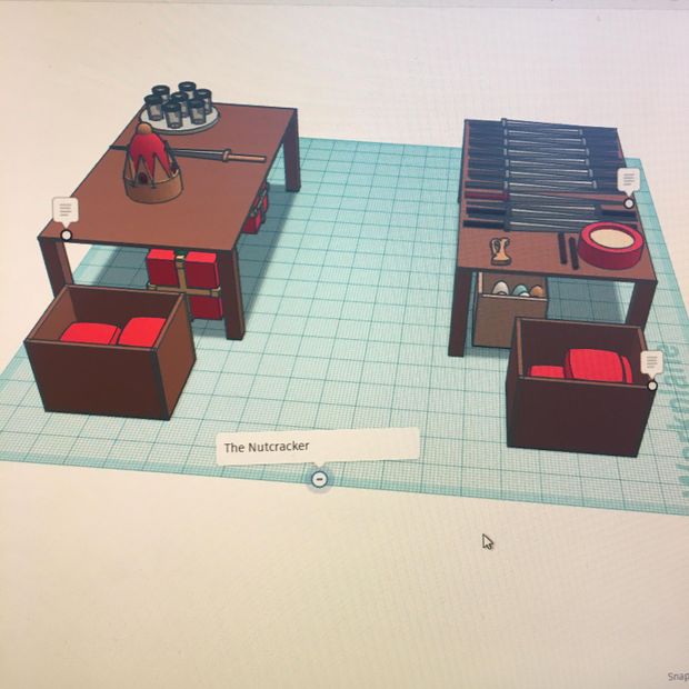 Tinkercad Prop Table Project - Tinkercad
