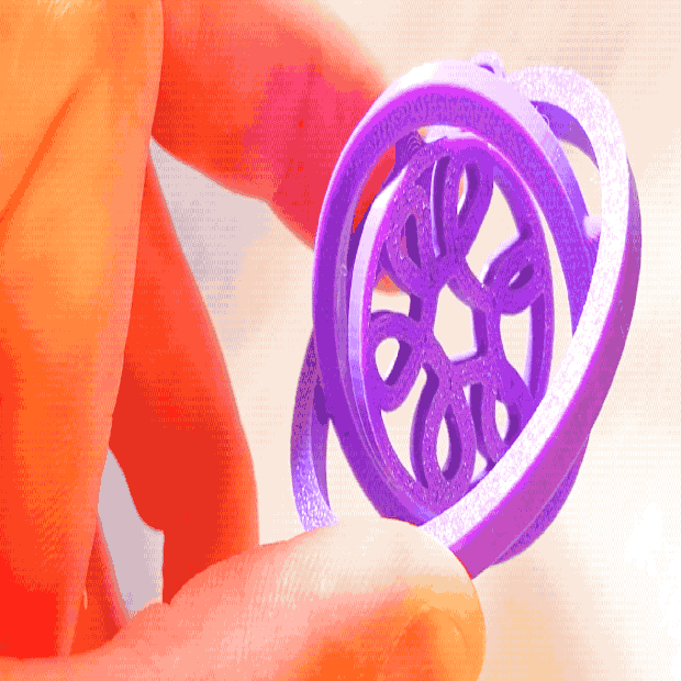 Make A Fidgetgyro Keychain With Code Using Tinkercad Codeblocks Tinkercad