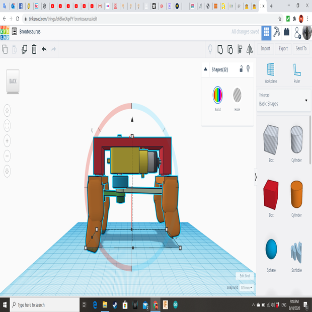 Tinkercad Robotics for School: Create TWO Walking Machines! - Tinkercad