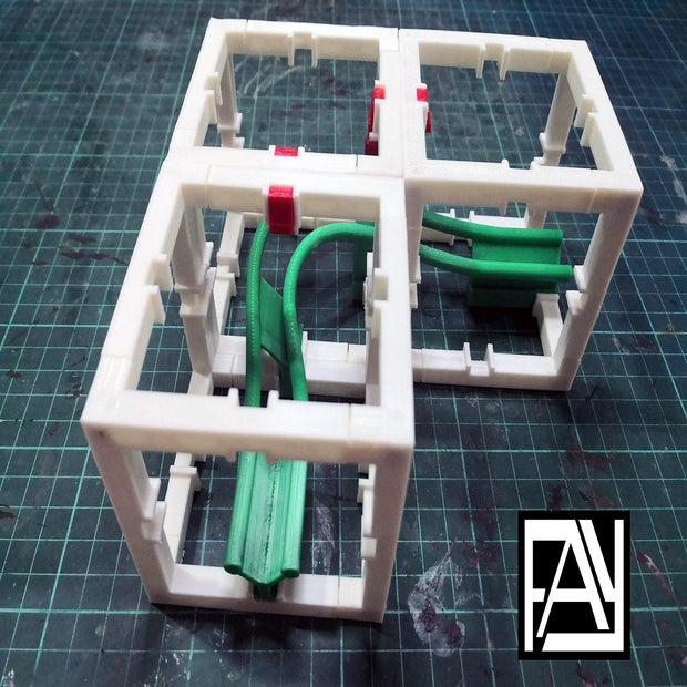 Modular Marble Run - Tinkercad