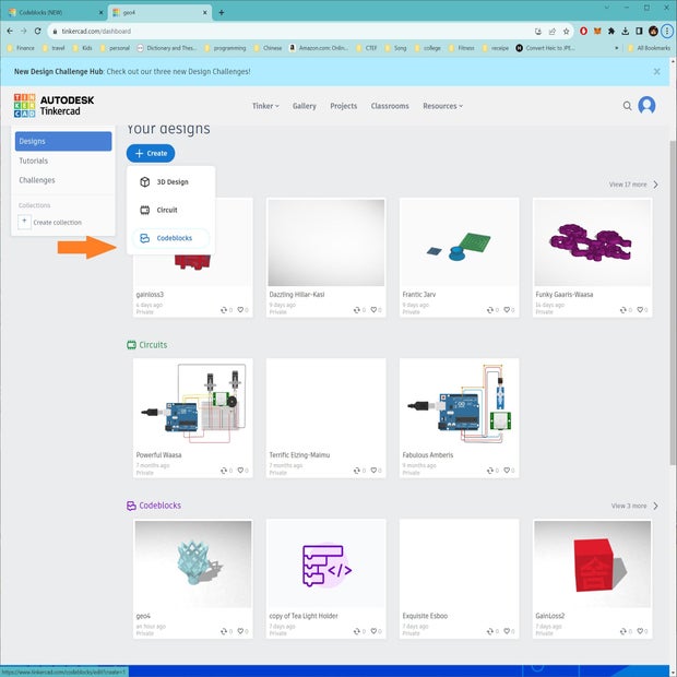 3D Printed LED Earring With Tinkercad Codeblocks - Tinkercad