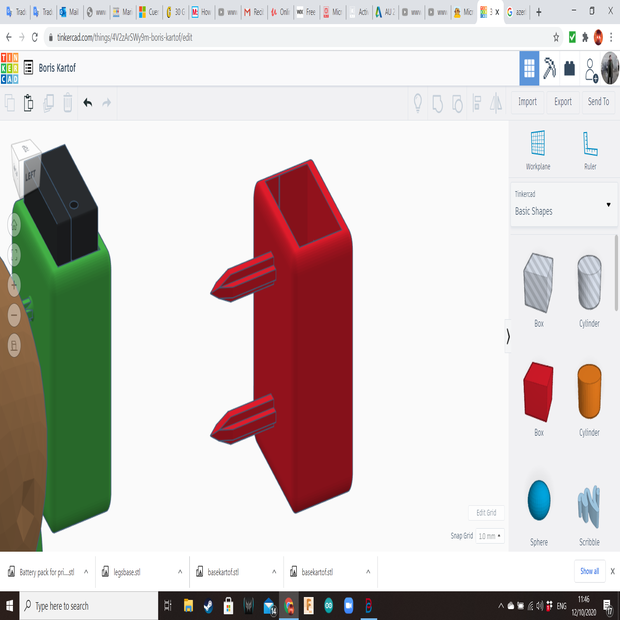 Tinkercad + Micro:bit Robotics for School: "I Love Kartof" Robot ...