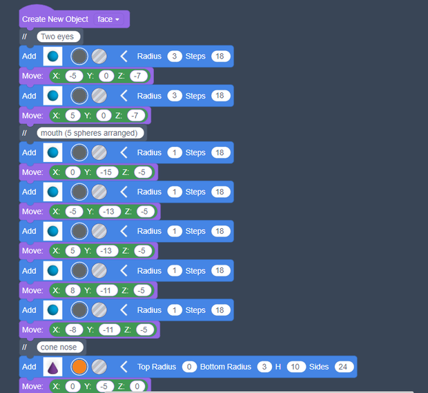 Tinkercad Codeblocks Snowman Challenge Tinkercad