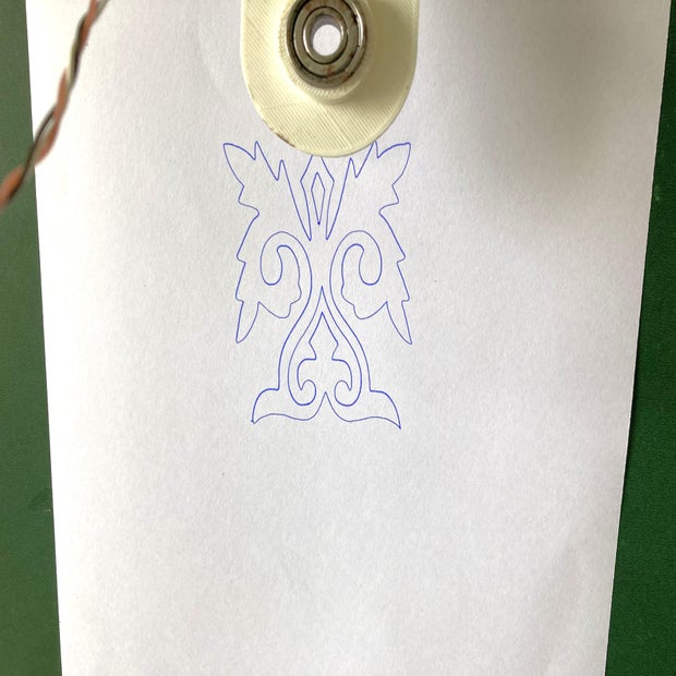 Polargraph Plotter - Tinkercad