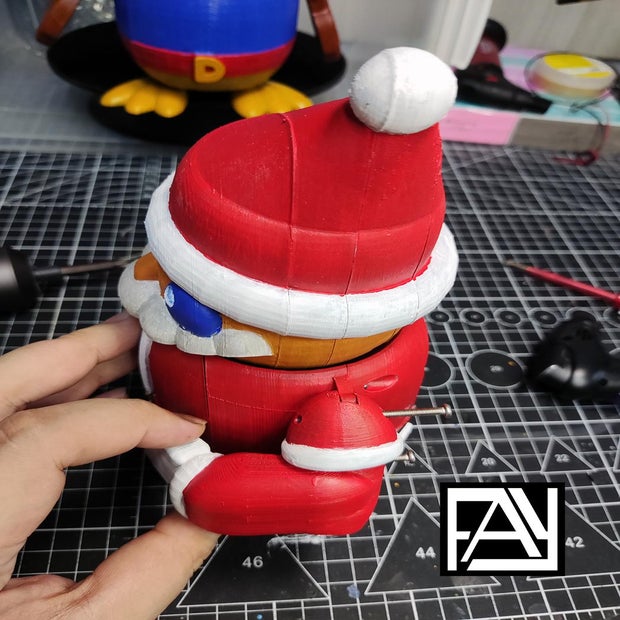 Dancing Santa Clause Automata - Tinkercad
