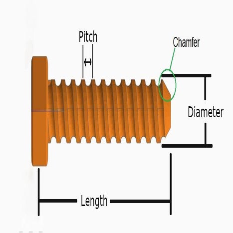 Customizable Nut & Bolt Using Tinkercad Codeblocks - Tinkercad
