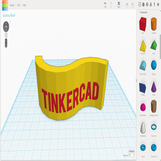 Tinkercad: Easy to Create Curve Text - Tinkercad