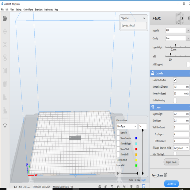 The Project Is Making Key Chain of the Students Name Using Tinkercad ...