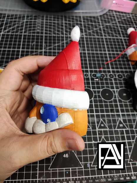 Dancing Santa Clause Automata - Tinkercad