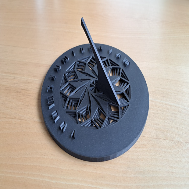3D Printed Sundial - Tinkercad