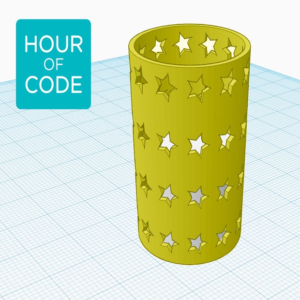 Code-generated Patterns in Tinkercad - Tinkercad