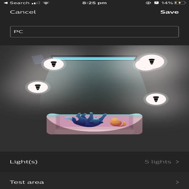 Reactive Pixel Lamps - Tinkercad