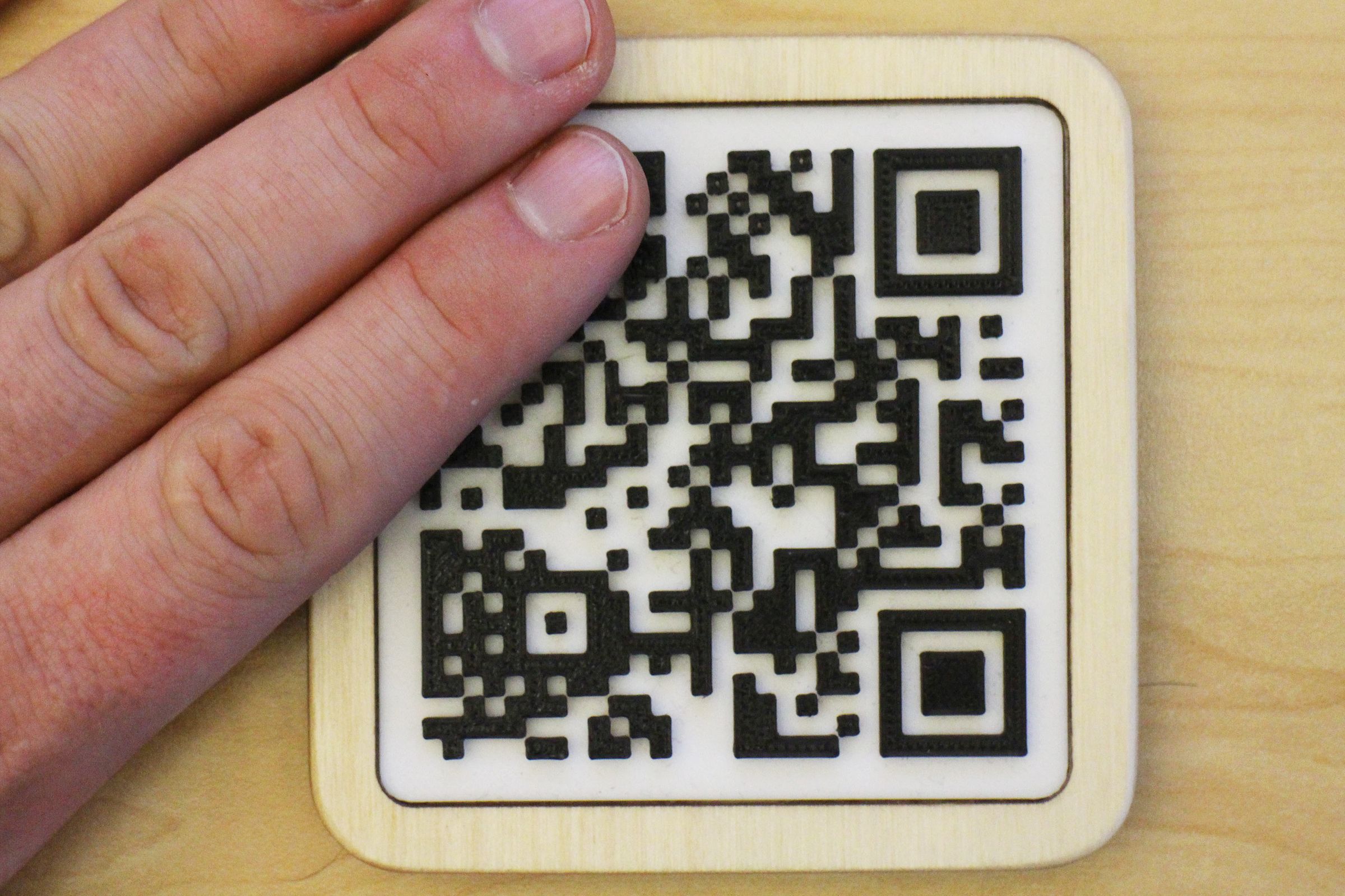 QR Coasters - Tinkercad