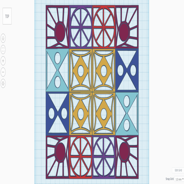 3D Quilt Codes & the Tinkercad Cypher - Tinkercad