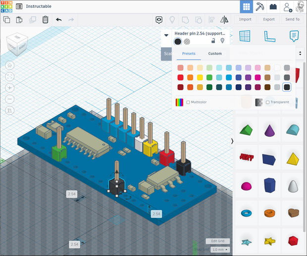 Making a Game Box [Tim's Racer] - Tinkercad