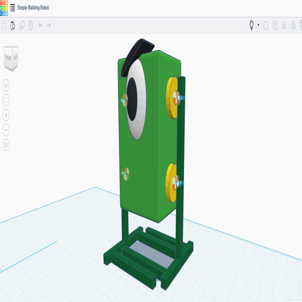 Tinkercad Robotics for School: SIMLAB KOMBAT! (virtual Walking Robots ...