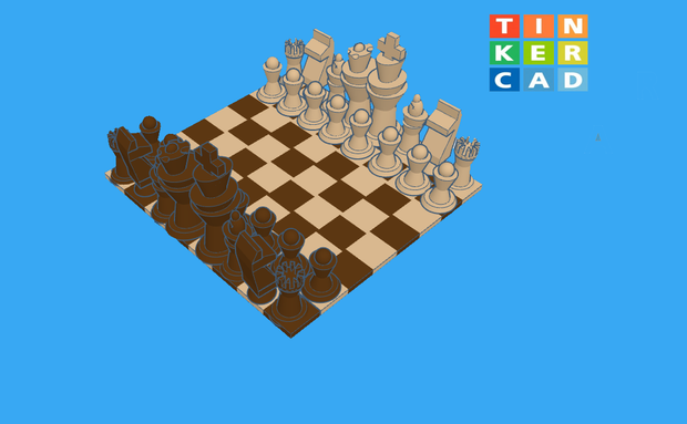 How to Make a 3D Printable Chess Set With Autodesk Tinkercad - Tinkercad