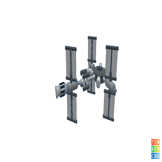 Create a Space Station in TinkerCad Codeblock||Easy Tutorial - Tinkercad