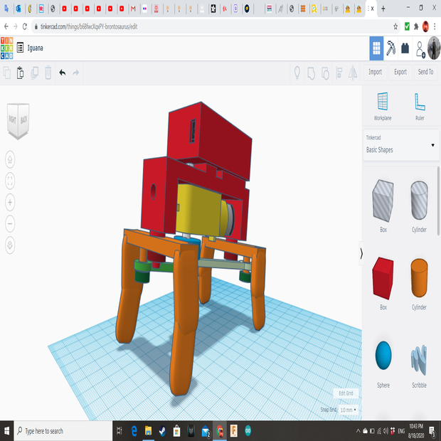 Tinkercad Robotics for School: Create TWO Walking Machines! - Tinkercad