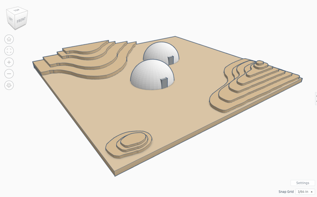 Extreme Desert Habitat - Tinkercad