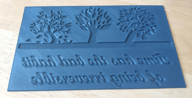 Embossing Metal Foils With 3D Printed Stencils - Tinkercad