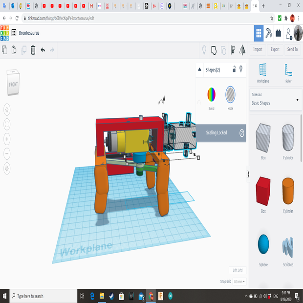 Tinkercad Robotics for School: Create TWO Walking Machines! - Tinkercad