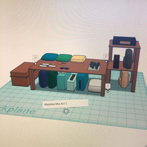 Tinkercad Prop Table Project - Tinkercad