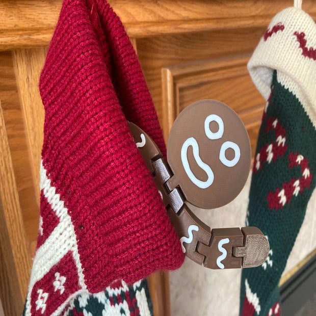 3D Print Articulated Gingerbread Man + Articulated Joint - Tinkercad