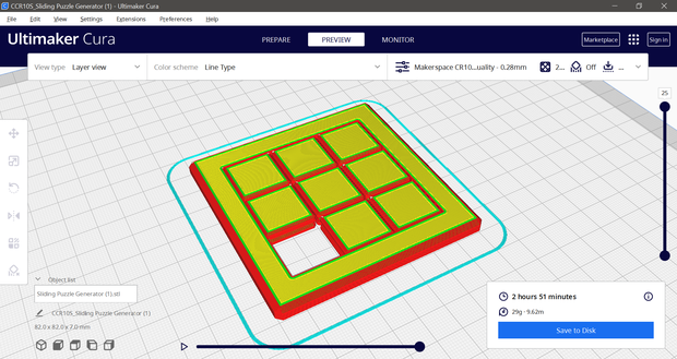 Sliding Puzzle Generator With Tinkercad Codeblocks Tinkercad