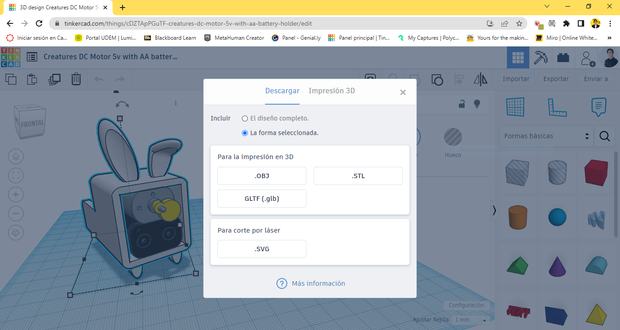 Evolution Games: Building Creatures With Basic Electronics - Tinkercad
