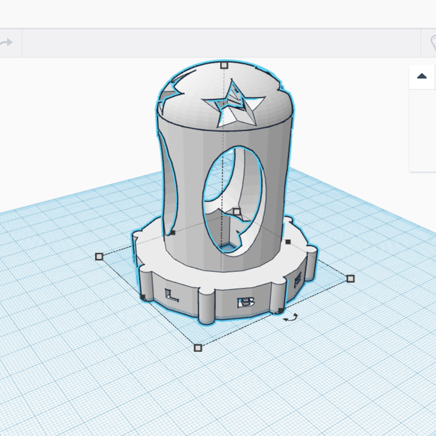 Arduino Night Lamp - Tinkercad