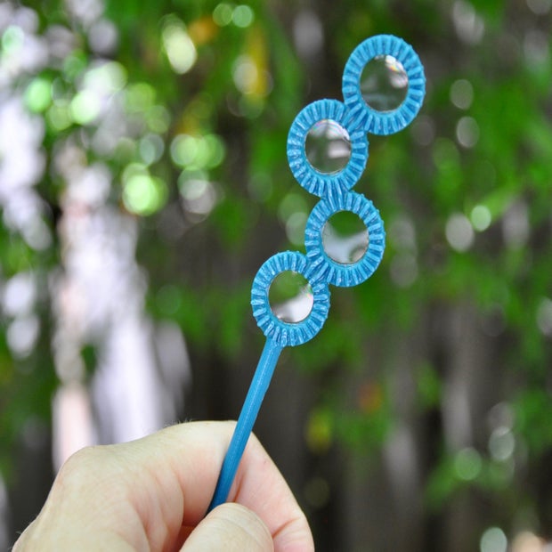 3D Printed Bubble Wands - Tinkercad