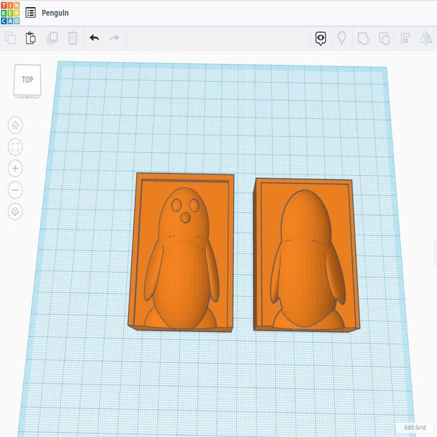 Two Part Mold for Chocolate Using TinkerCad & a 3D Printer - Tinkercad