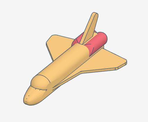 Tinkercad Space Shuttle - Tinkercad