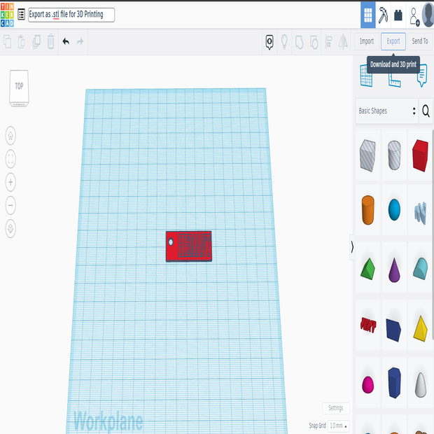 The Project Is Making Key Chain of the Students Name Using Tinkercad ...