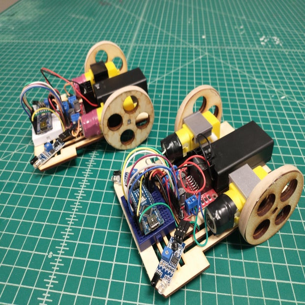 Autonomous Robot Racer: Scratch Mode - Tinkercad