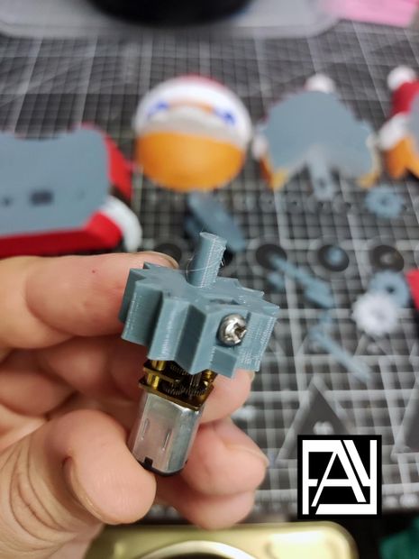 Dancing Santa Clause Automata - Tinkercad