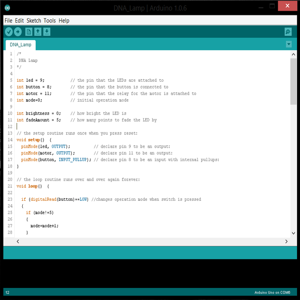 3D Printed DNA Lamp - Tinkercad