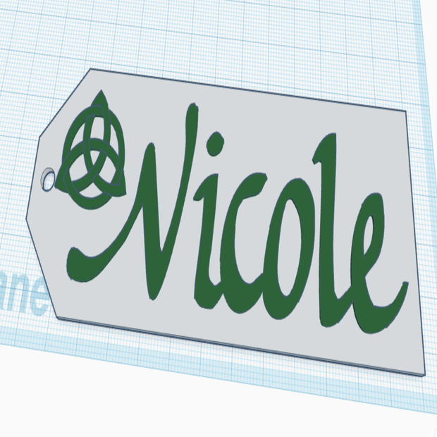 Custom Fonts in Tinkercad - Personalized Stocking Tags - Tinkercad