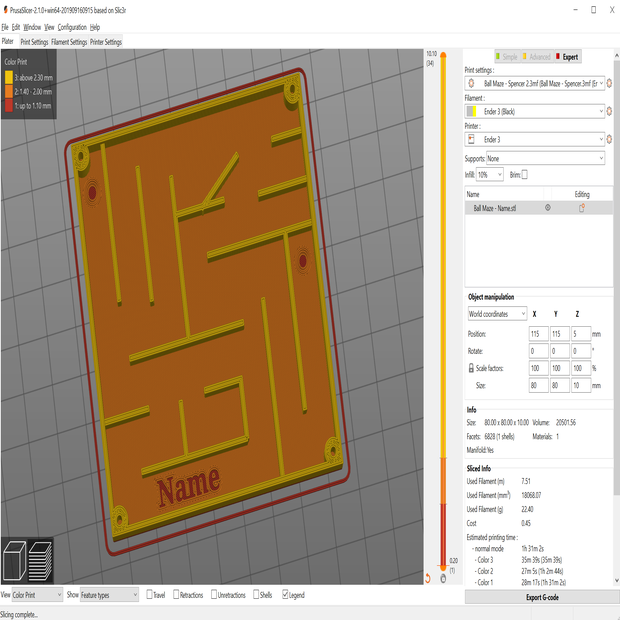 Moving Ball Maze - Tinkercad Student Project - Tinkercad