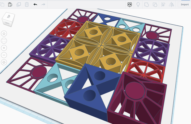 3D Quilt Codes & the Tinkercad Cypher - Tinkercad