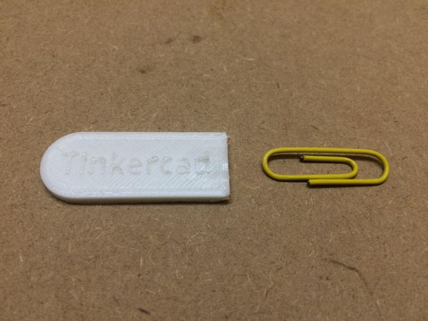 How to Make Personalized Paperclips / Bookmarks Using Tinkercad ...