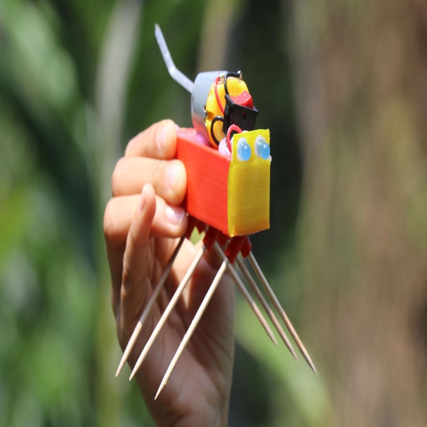 How to Make a Simple Working Robot at Home - Tinkercad