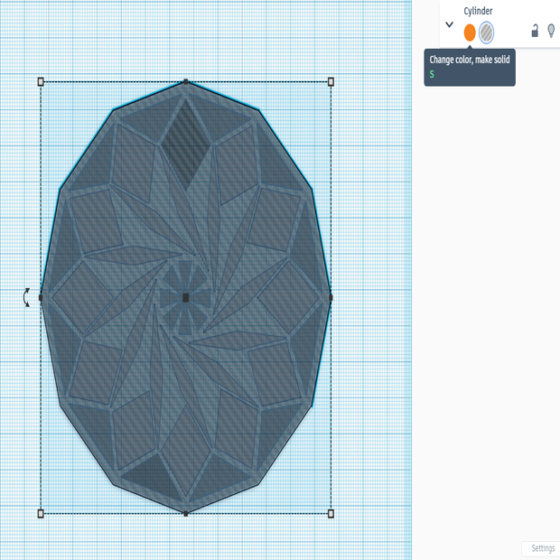3D Printed Sundial - Tinkercad