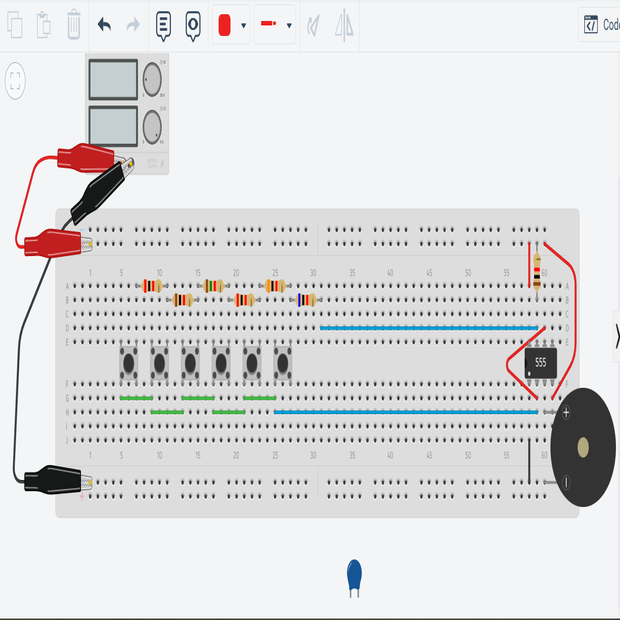 Building a Simple Electronic Piano Using Tinkercad Circuits - Tinkercad