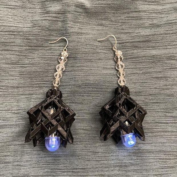 3D Printed LED Earring With Tinkercad Codeblocks - Tinkercad
